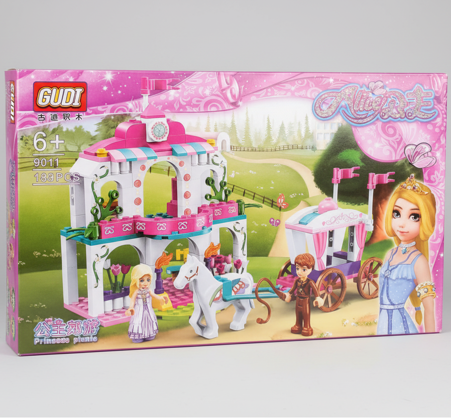 Girls Block Toy 183 Piece Castle Prince Princess Building Set | STEM ...