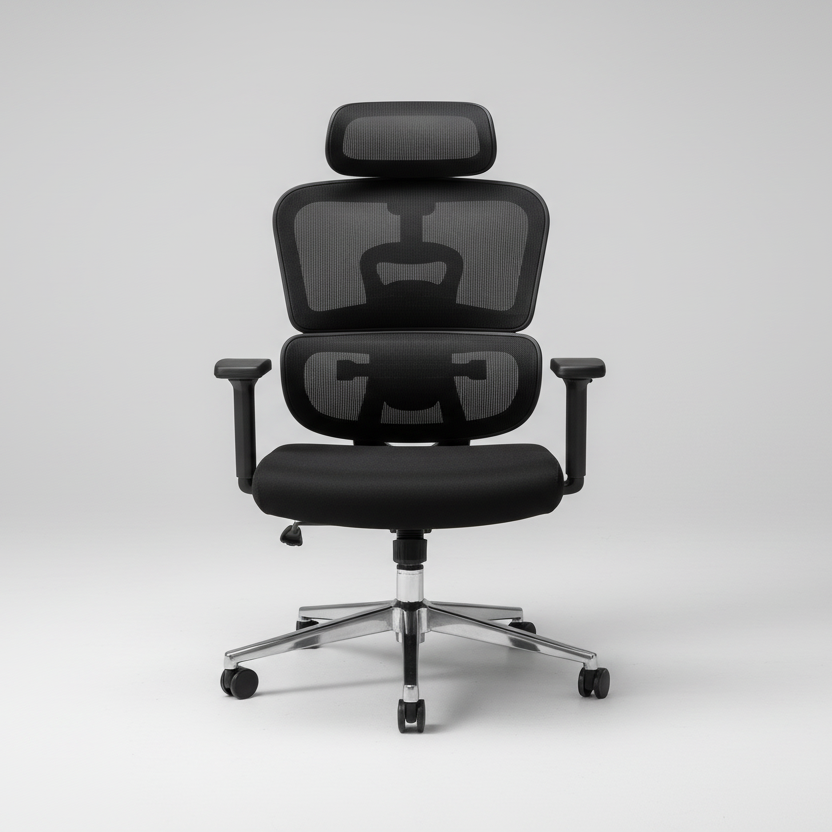 Luxury Executive Office Chair - Premium Leather with Adjustable ...