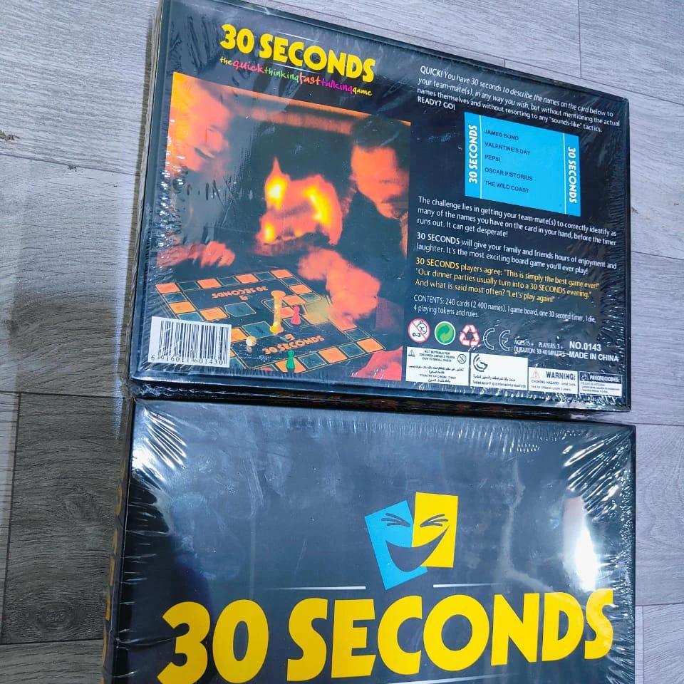 30 Seconds Game – Fast-Paced Family and Friends Word Guessing Challeng ...