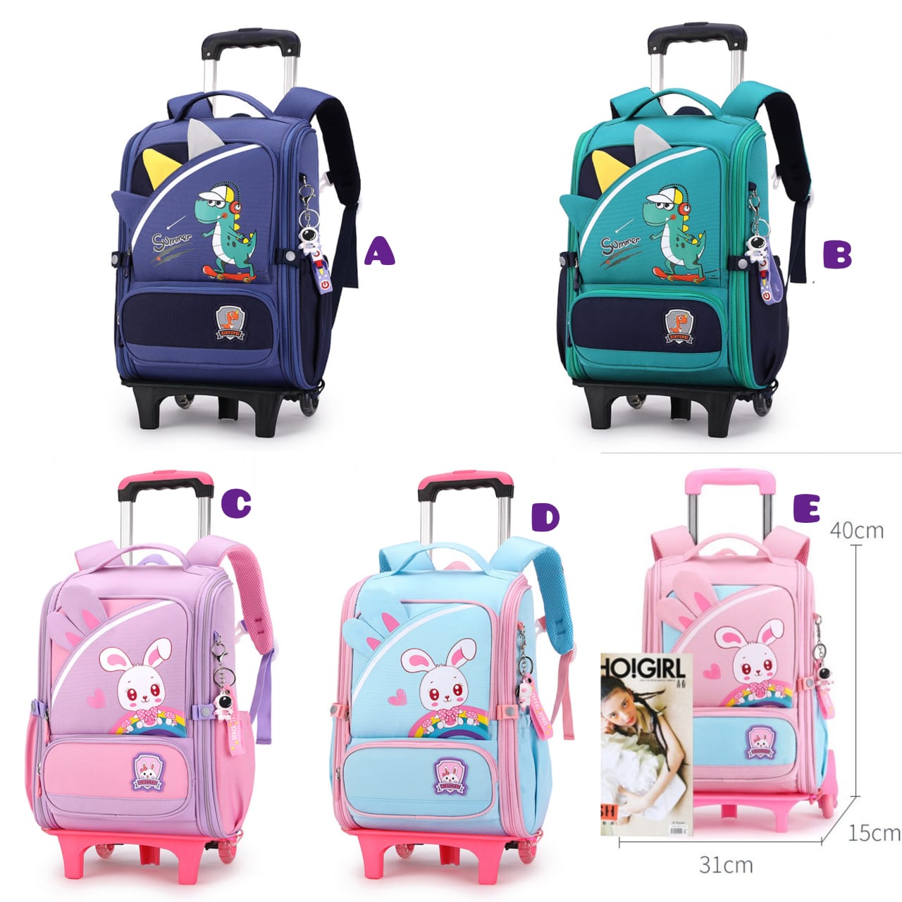 Excellent Quality Trolley School Bag – Furaha Finds