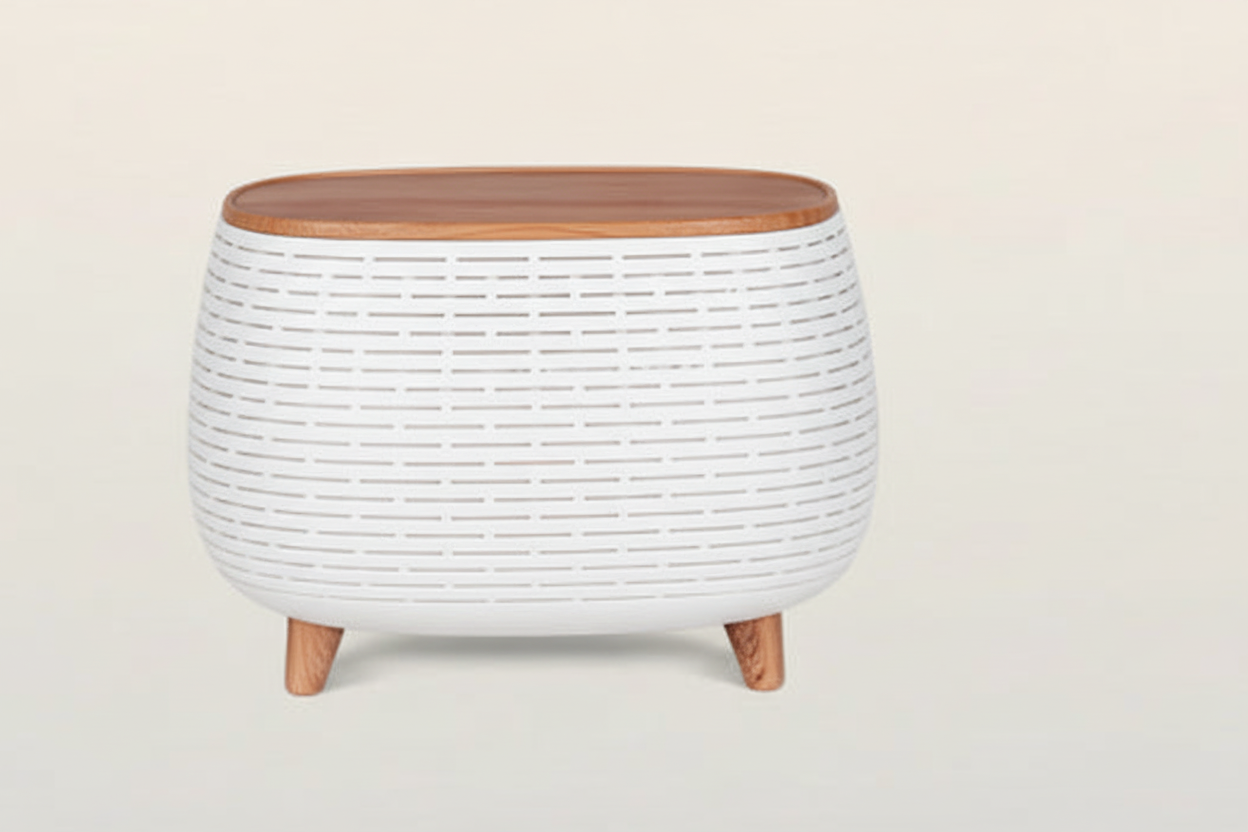 7 Colors Wood Grain Ultrasonic Aromatherapy Diffuser 400ml with Remote ...